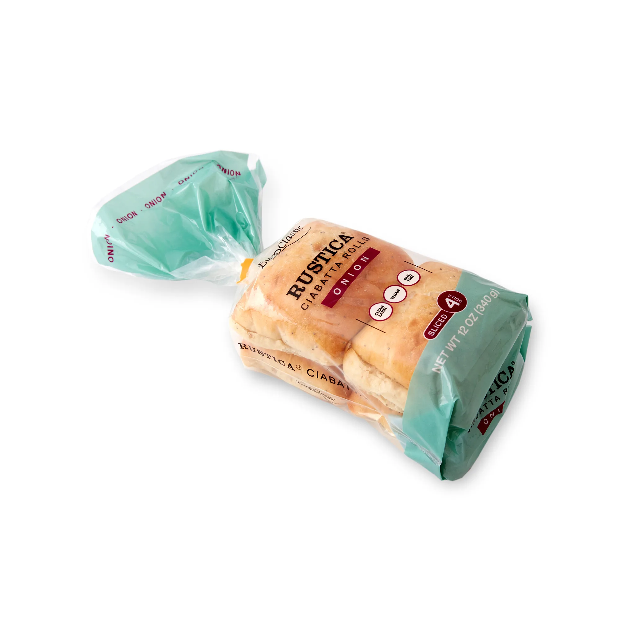 Onion Poppy RUSTICA® Ciabatta Rolls | EuroClassic